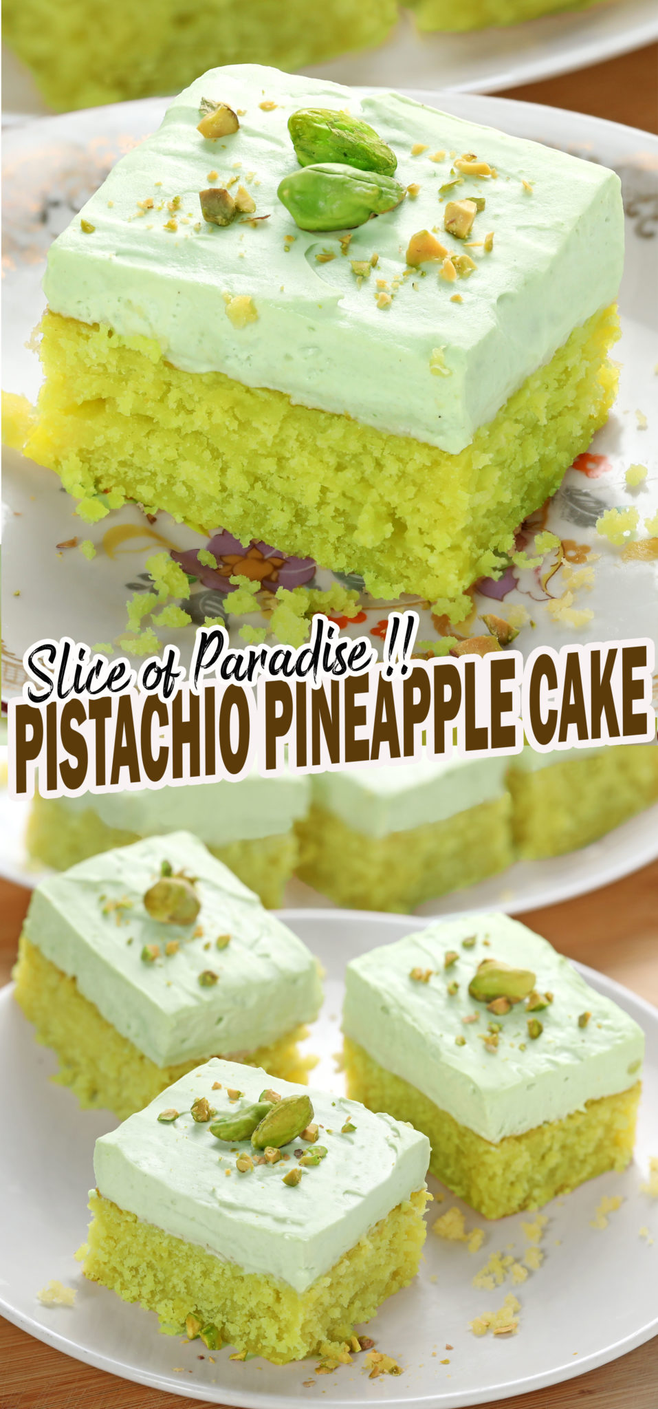 Pistachio Pineapple Paradise Cake – A Light & Fluffy Easter Delight!